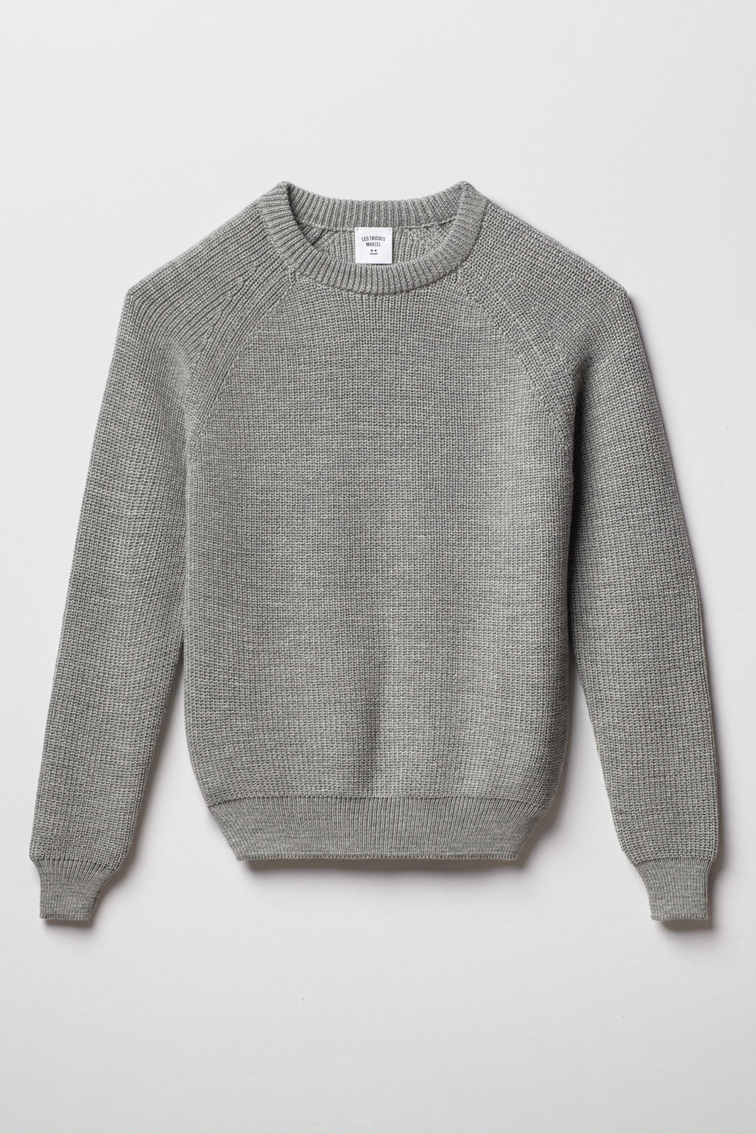 Le Pull Gris en laine mérinos pour homme - Made in France – Les Tricots ...